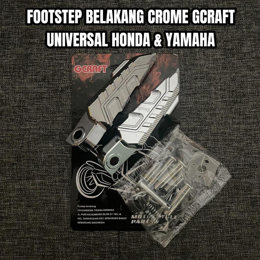 Gcraft V2 Rear Footstep Motorcycle Footrest Vietnam Model Chrome Import ...