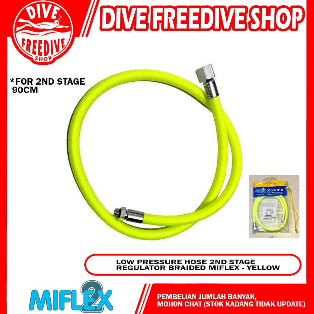 XTREME Low Pressure Lp Hose 2nd Stage Miflex 36 Inch 90cm Braided ...