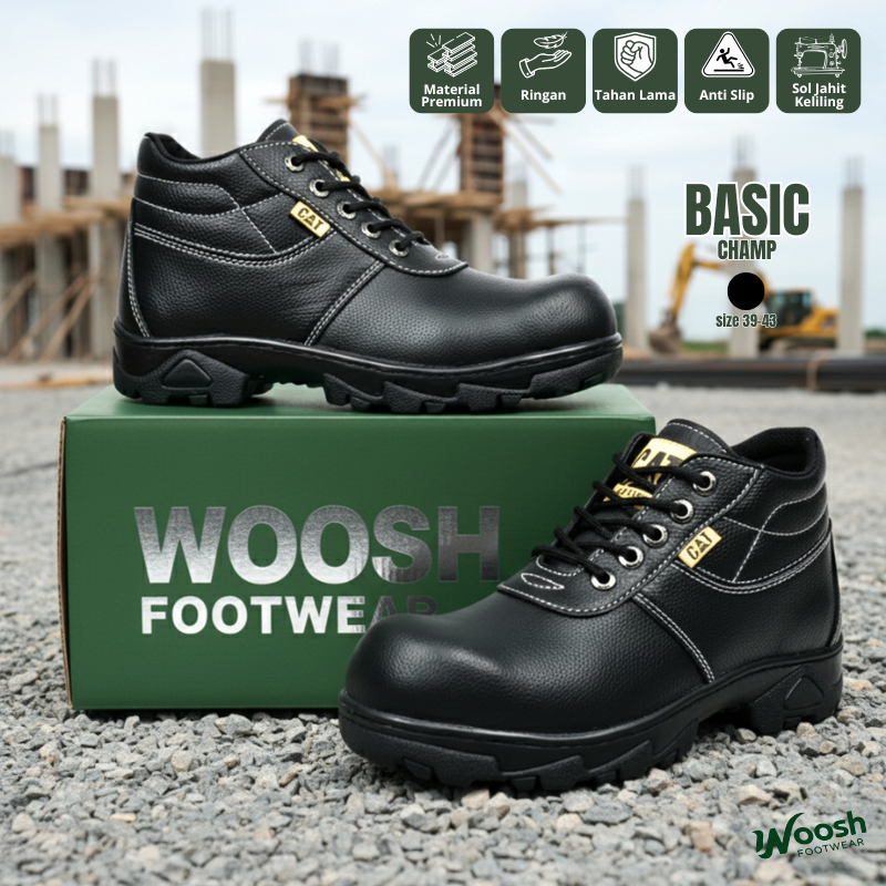 Men's Basic Safety Shoes with Premium Steel Toe /WOOL FOOTWEAR | Shopee ...