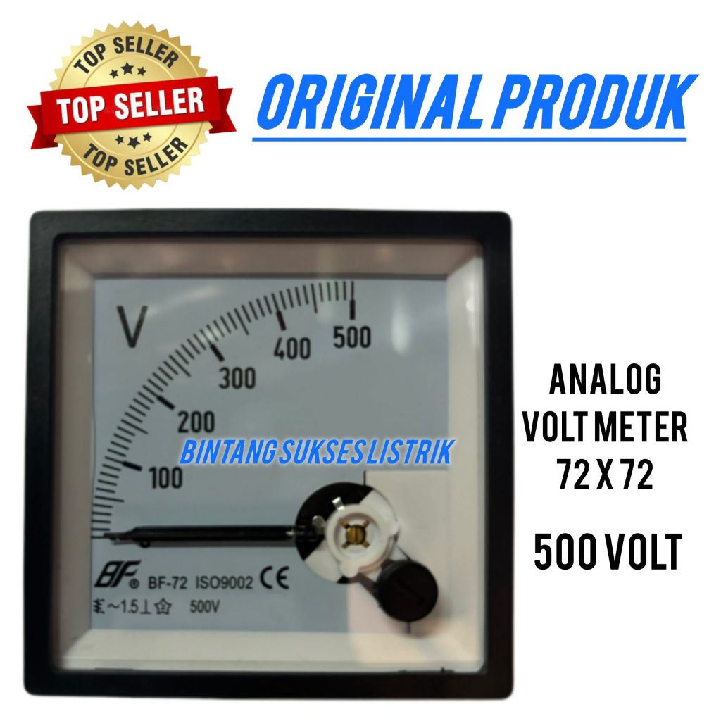 TOP SELLER BF VOLT Meter 72x72 Voltmeter 72 x 72 300V 500V | Shopee ...