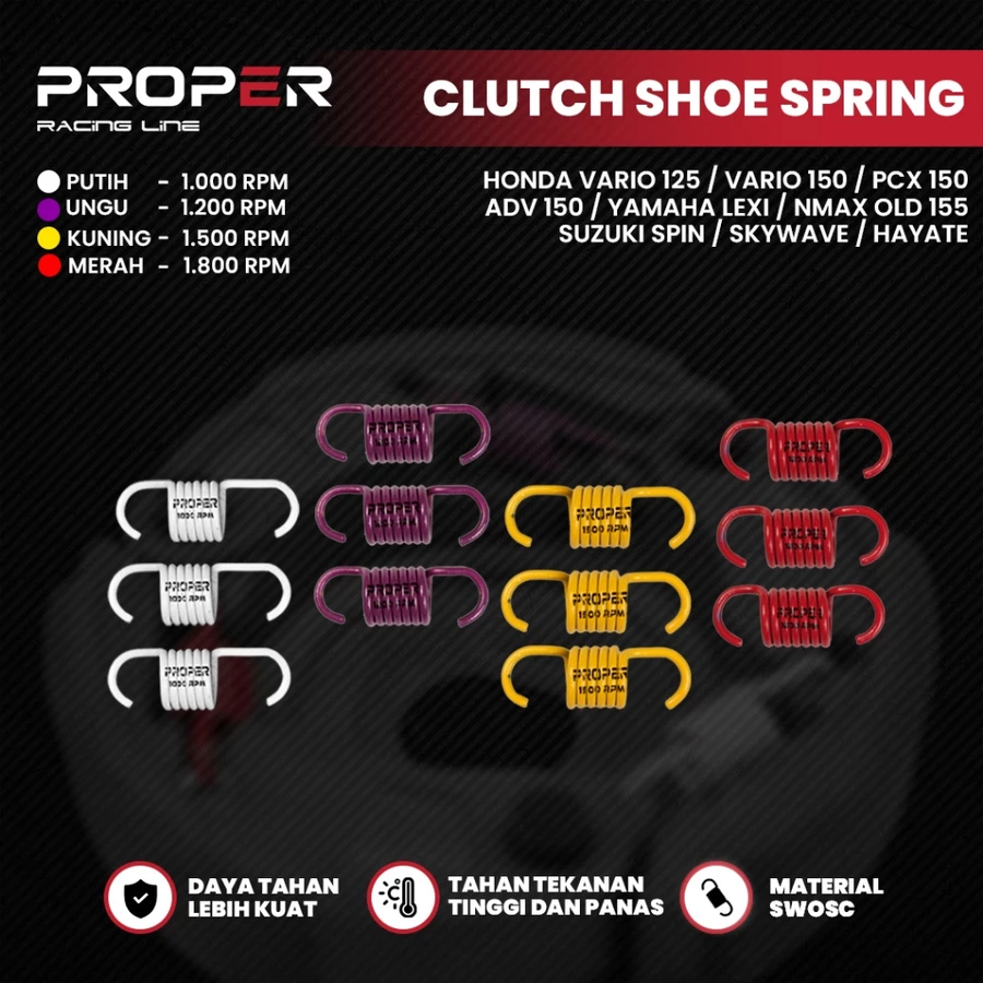 VARIO 125/150/160 PCX ADV 150 NMAX 1000 1200 1500 1800 DOUBLE CLASP ...