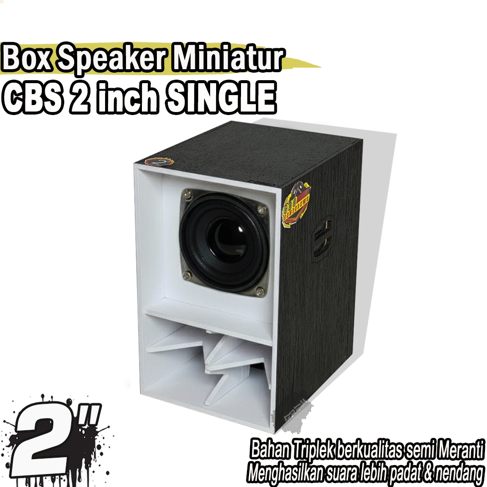 CBS 2 INCH White Miniature Speaker Box | Shopee Philippines