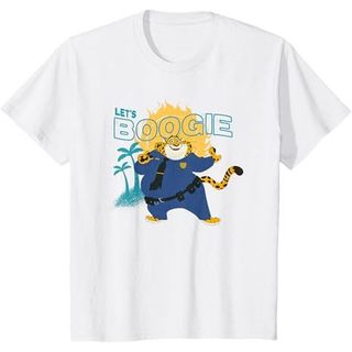 Disney Zootopia 2 Let's Boogie Officer Clawhauser Dancing T-Shirt for ...