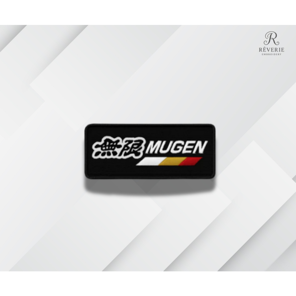 MUGEN Embroidery Patch Automotive Logo Iron On Emblem Sewing Jacket ...