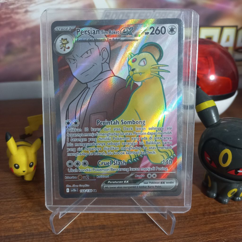 Persian Rocket Team SR Sv10s 168/138 - Pokemon TCG Indonesia Card ...