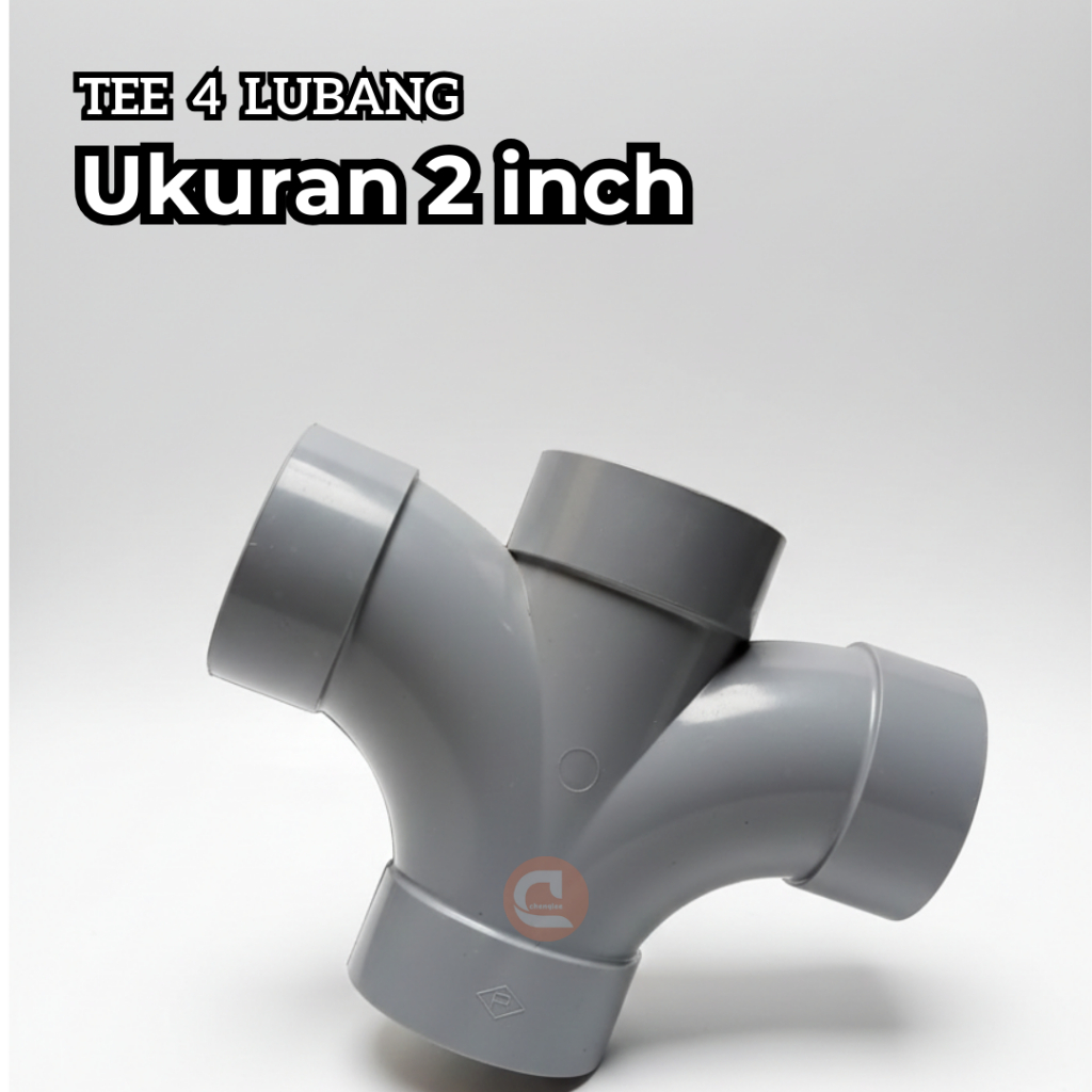 Rucika 2 Inch D-WLT Pipe Fitting • 4-Way PVC Pipe Connection • 2" Pipe ...