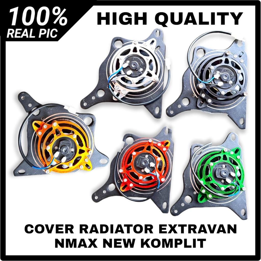 COMPLETE SAVING PACKAGE EXTRAFAN FAN RADIATOR COOLING NMAX NEW OLD ...