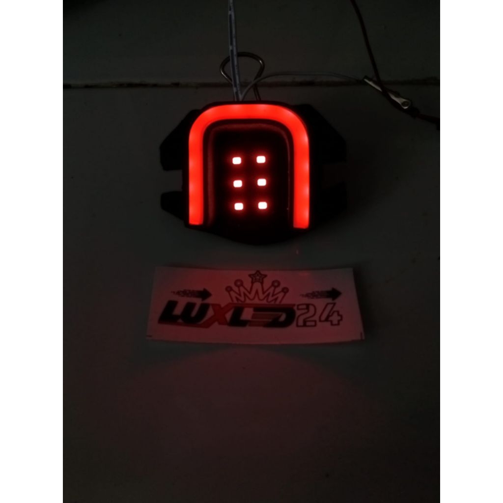 Old Byson motorcycle rear light variations, only lights without mica ...