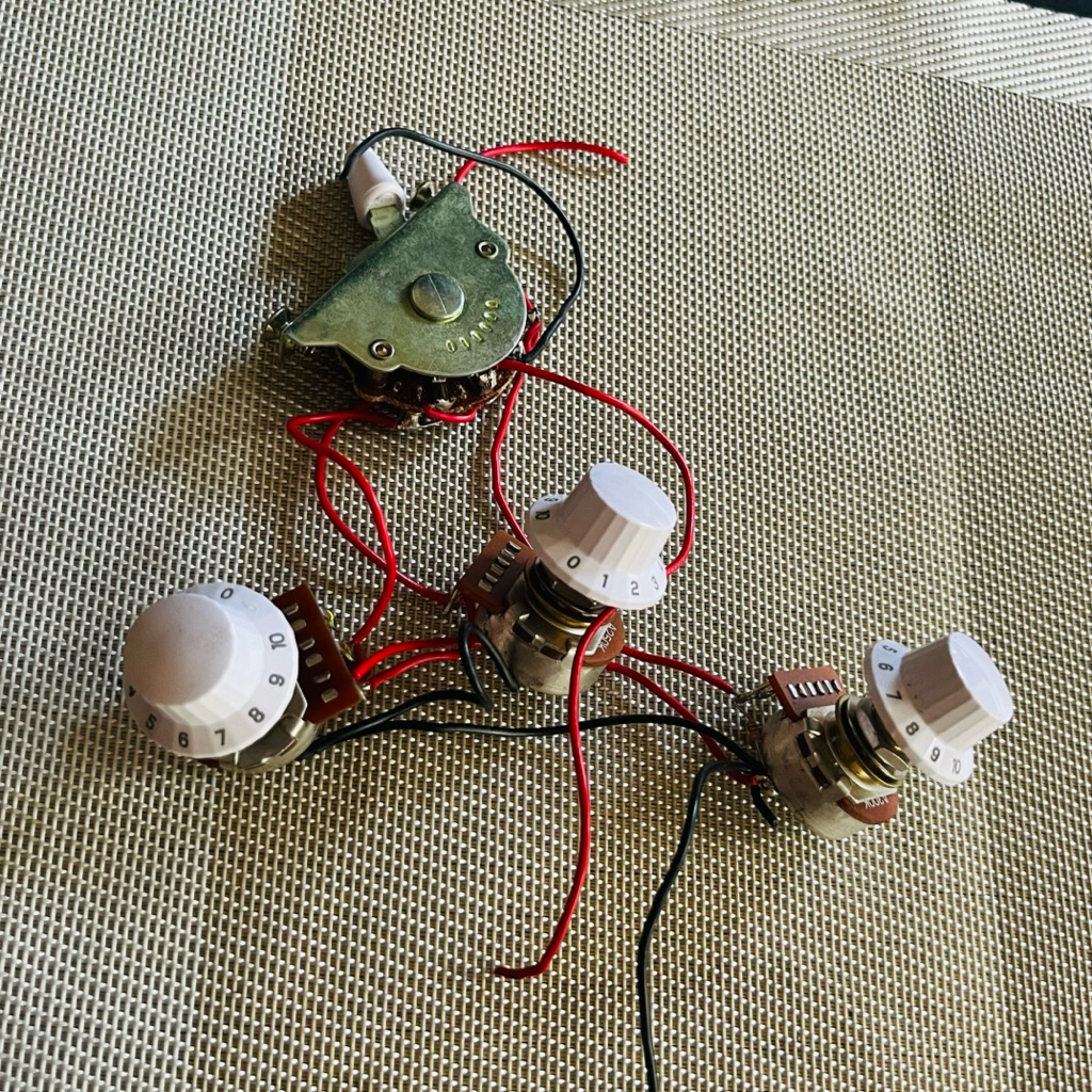 Wiring set of original PRS silver sky john mayer guitar electronics ...