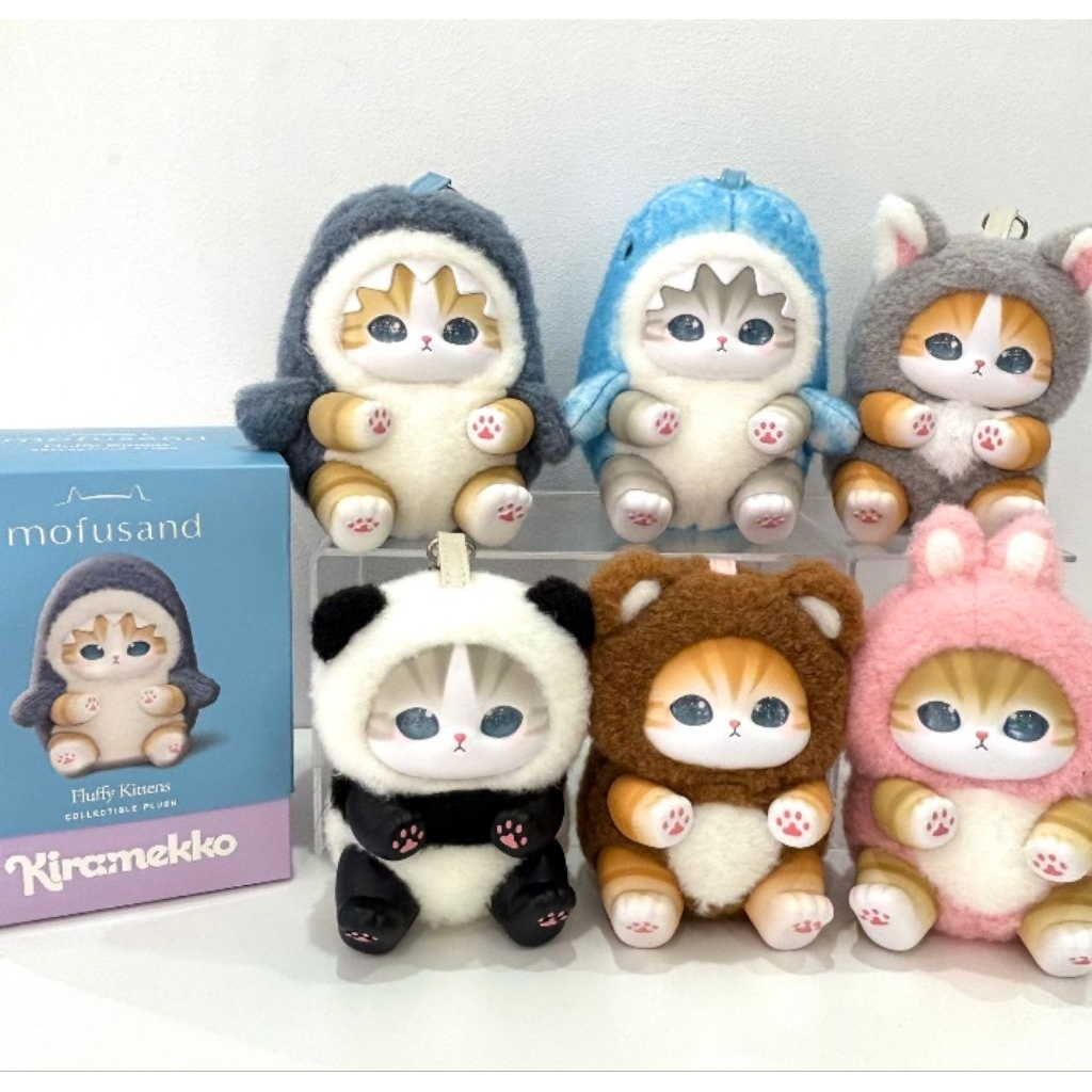 [READY TO SHIP] BLIND BOX MOFUSAND KIRAMEKKO fluffy kittens plush blind ...