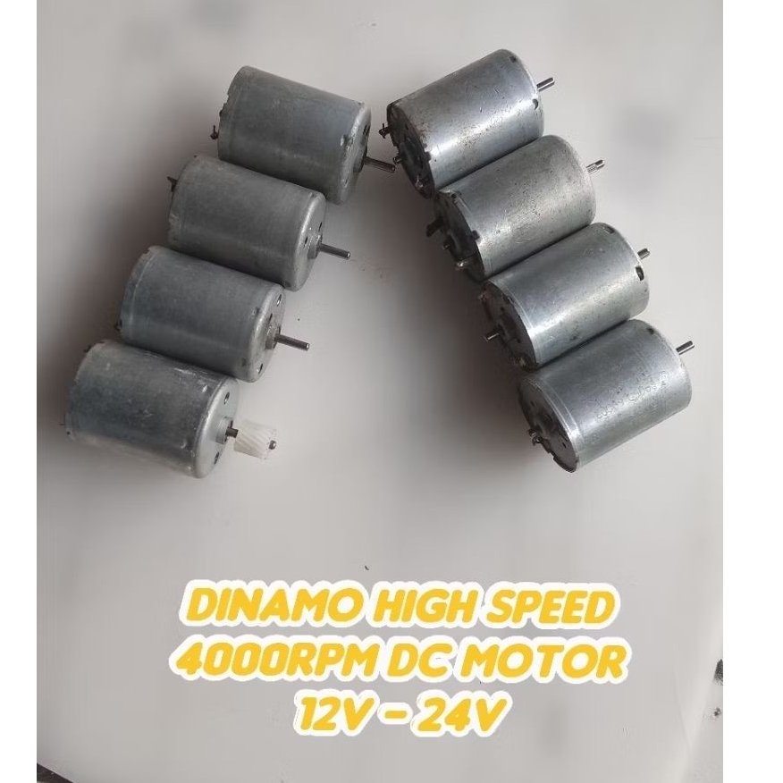 High Speed Dynamo 4000rpm DC motor 12V - 24V | Shopee Philippines