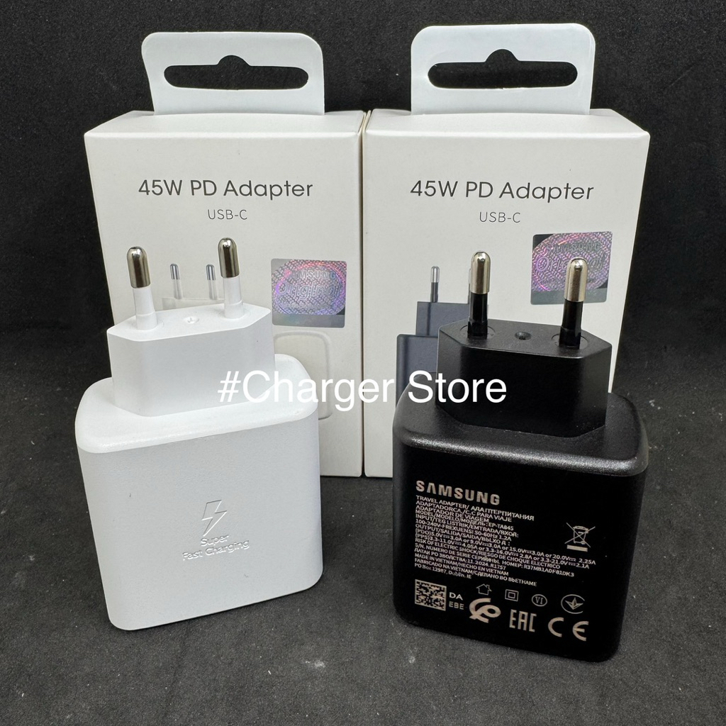 Samsung 45W USB C Super Fast Charging Charger Head Adapter 45Watt Type ...
