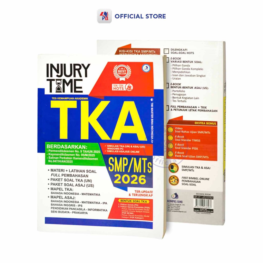 TKA SMP MTs 2026 Book TKA SMP Injury Time/ MTs 2026/ COMPASS SCIENCE ...