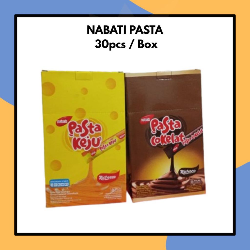 Nabati Pasta 30Pcs Vegetable Jam Box Cheese Chocolate Flavored Pasta ...