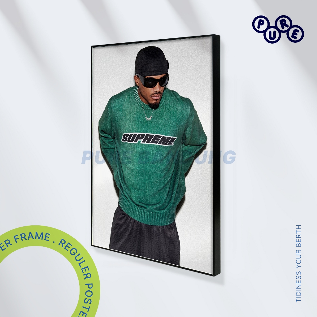 BandungPURE - SUPREME GREEN SWEATER Wall Decoration Frame Minimalist ...