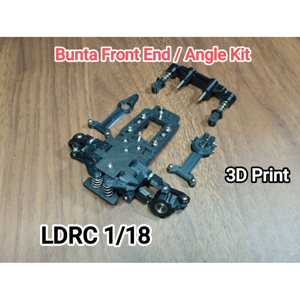 Bunta front end LDRC 1/18 3D Print bunta angle kit LD1804 LD1802 LD1801 ...