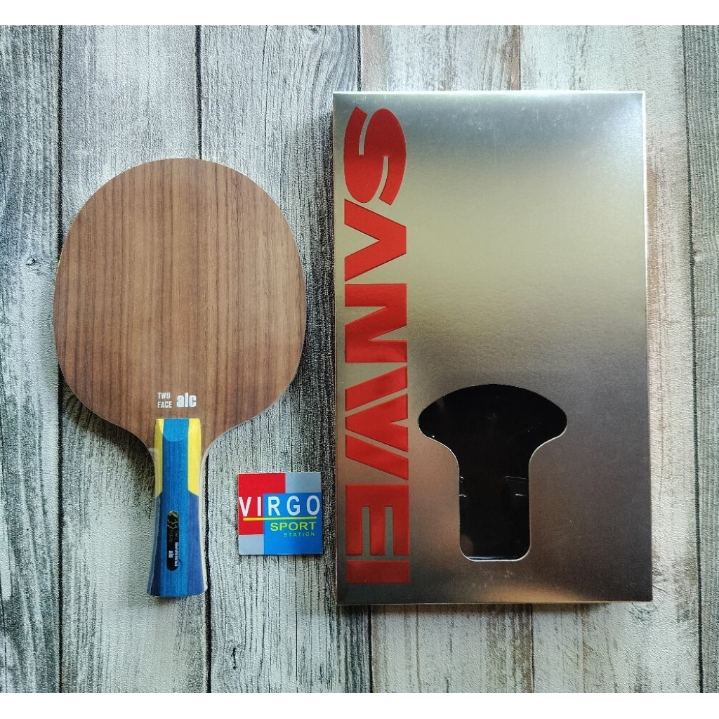 Sanwei Two Face ALC wood bat ping pong bat hybrid wood 100% Original ...