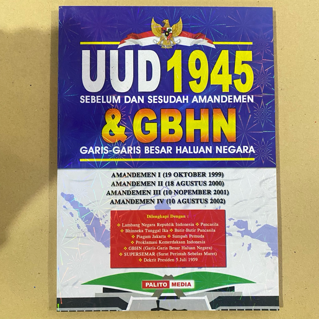The 1945 Constitution before and after Amendments & GBHN palito media ...