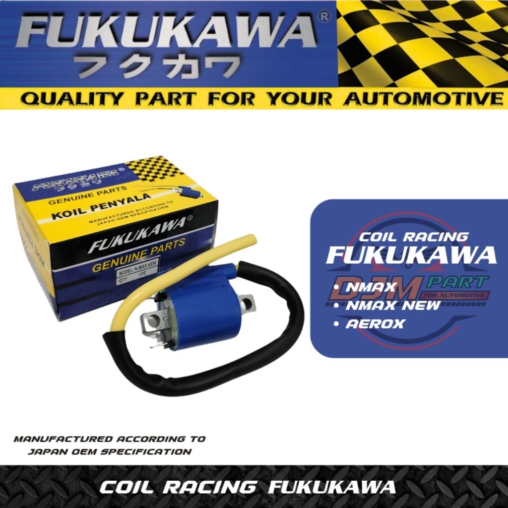 FUKUKAWA Coil Standard Racing Ignition Coil Nmax Nmax New Aerox ...