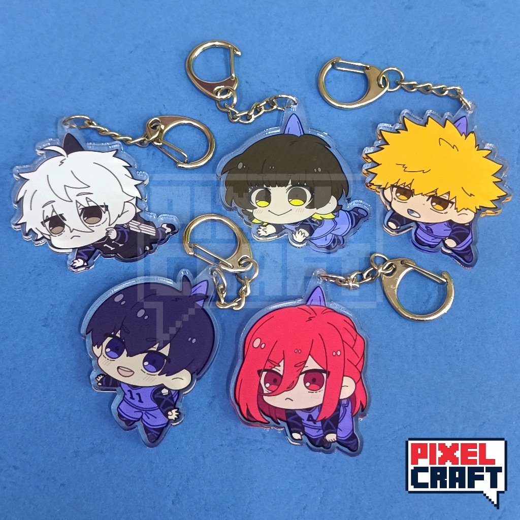 GANTUNGAN Blue Lock Anime Character Acrylic Keychain (TSM-AA) | Shopee ...