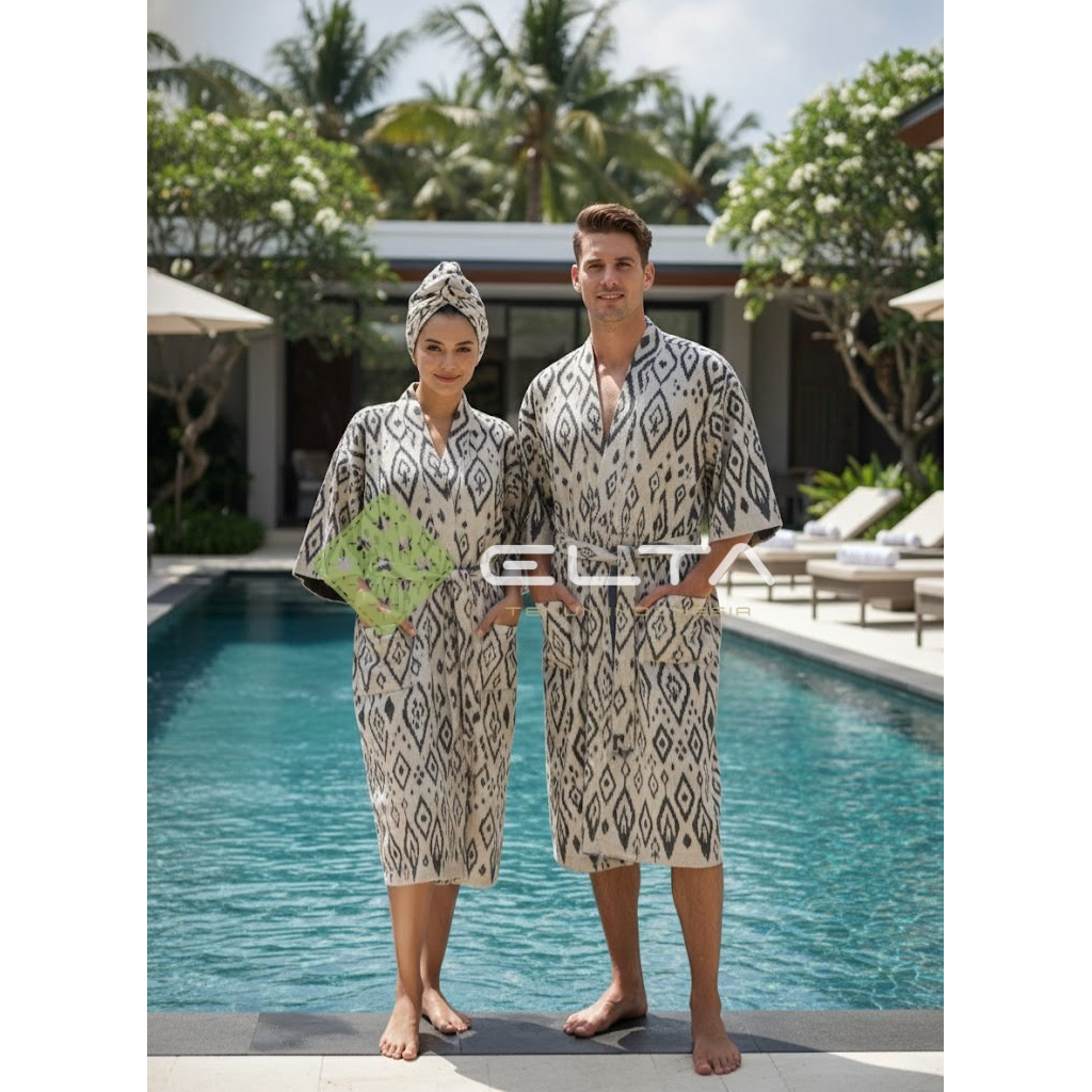 Elta Woven kimono unisex hotel wet kimono/ | Shopee Philippines