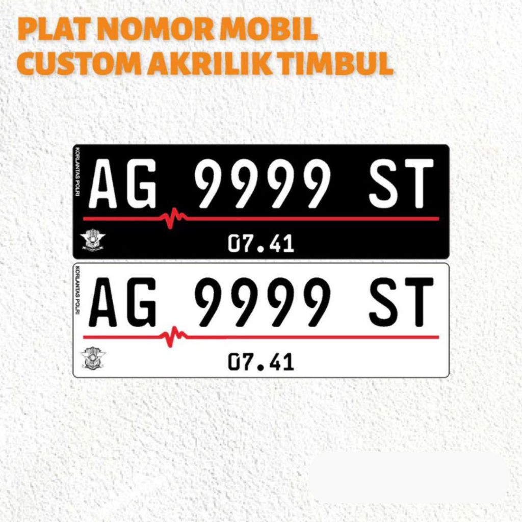 Custom Premium Anti-Rust Acrylic Car License Plate | Shopee Philippines