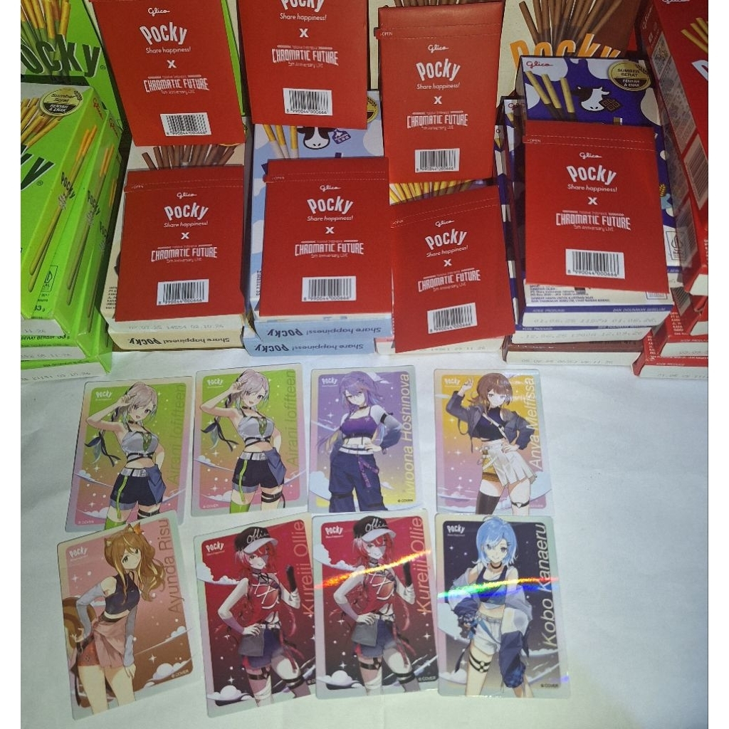 Pocky x hololive Special Edition photocard | Shopee Philippines