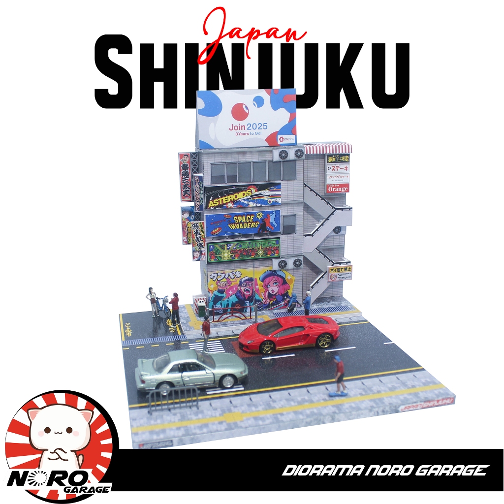 Shinjuku Kabukicho red gate Diecast Diorama. Scale 1:64 | Shopee ...