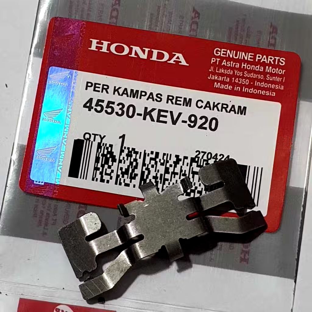 FRONT BRAKE PAD RETAINER PLATE SUPRA X 125 FIT NEW OLD KARISMA REVO ...