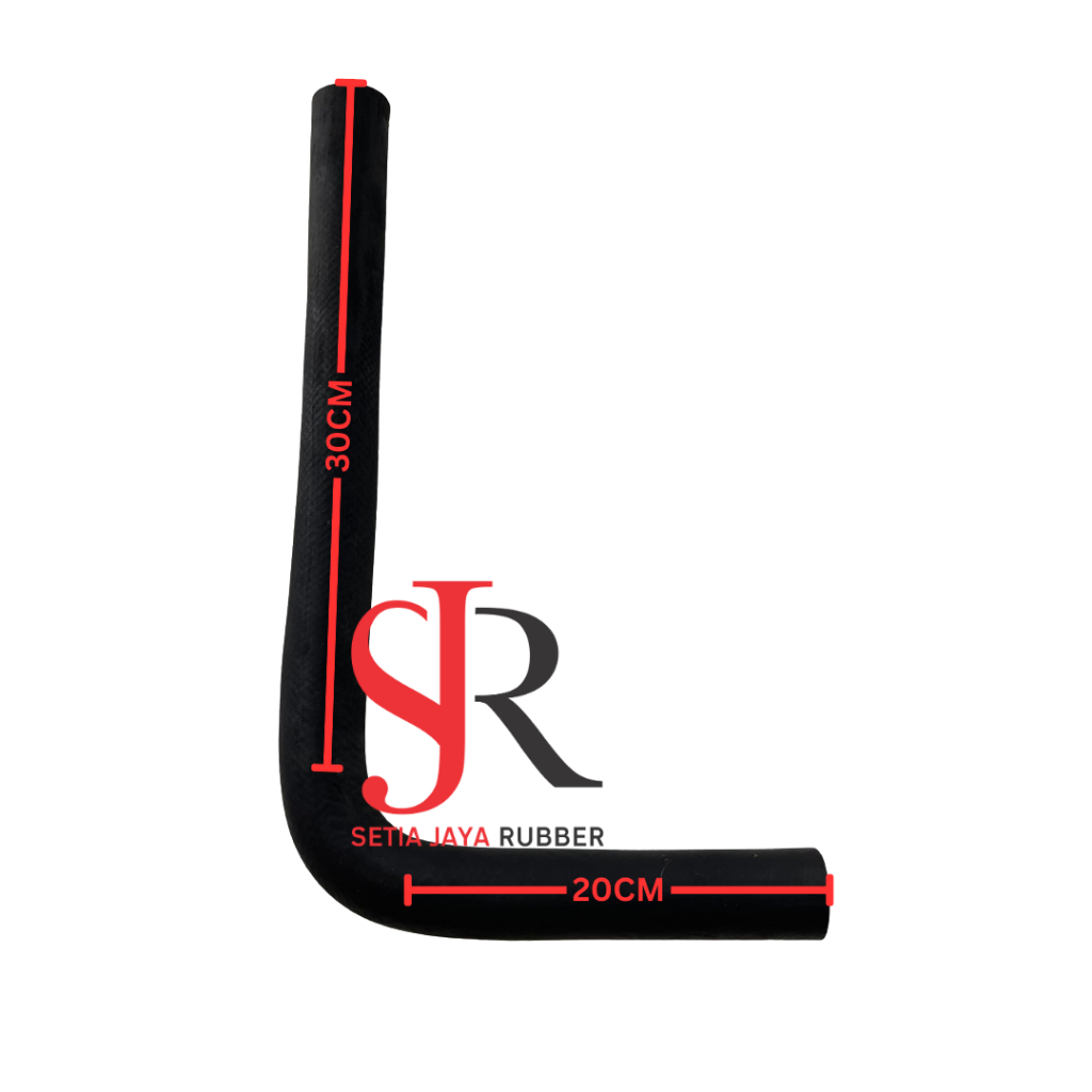 L-Shaped Radiator Rubber Hose 1/ 2 Inch L-Shaped Air Water Hose 13mm ...