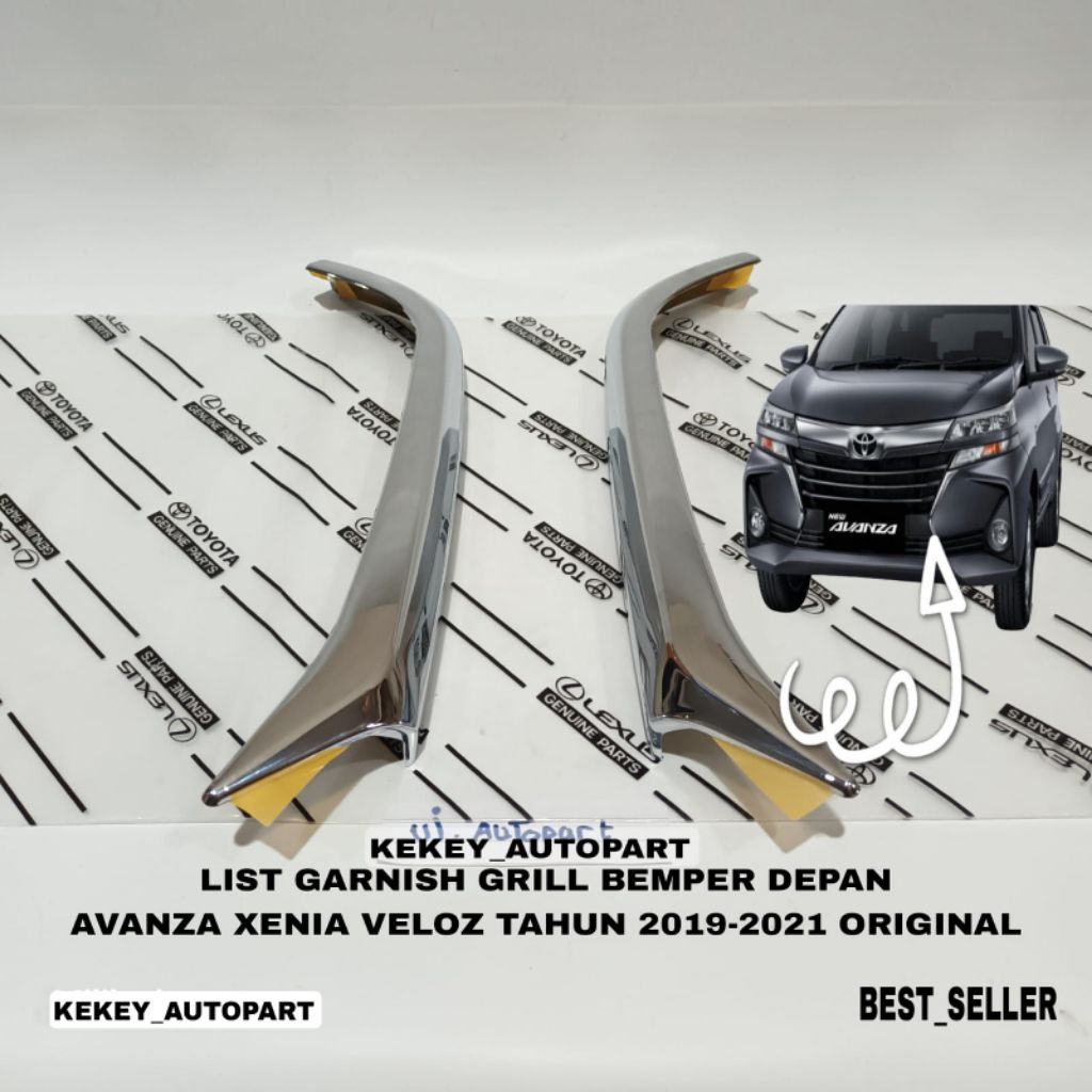 List of Garnish Bumper Bumper Grill Front Avanza Xenia Veloz 2019-2021 ...