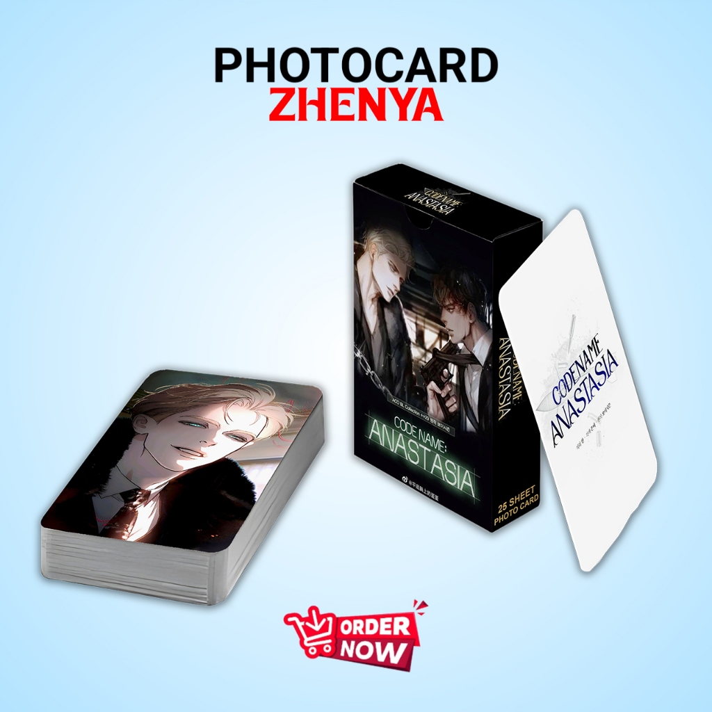 PHOTOCARD SET ZHENYA MANHWA CODENAME ANASTASIA 310 GSM PREMIUM | Shopee ...