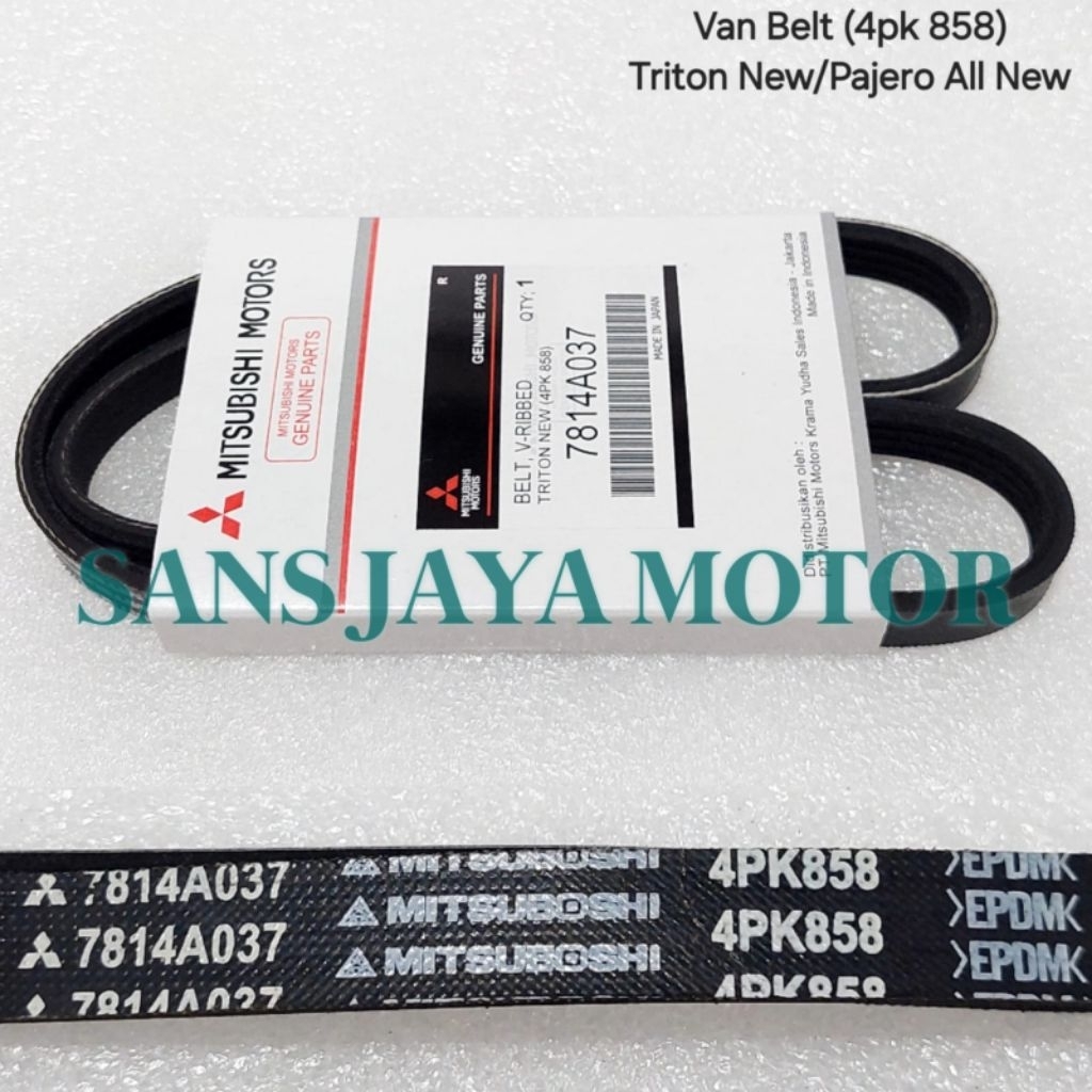 Fan Belt Van Belt Fan Belt All New Pajero Exceed New Triton Original ...
