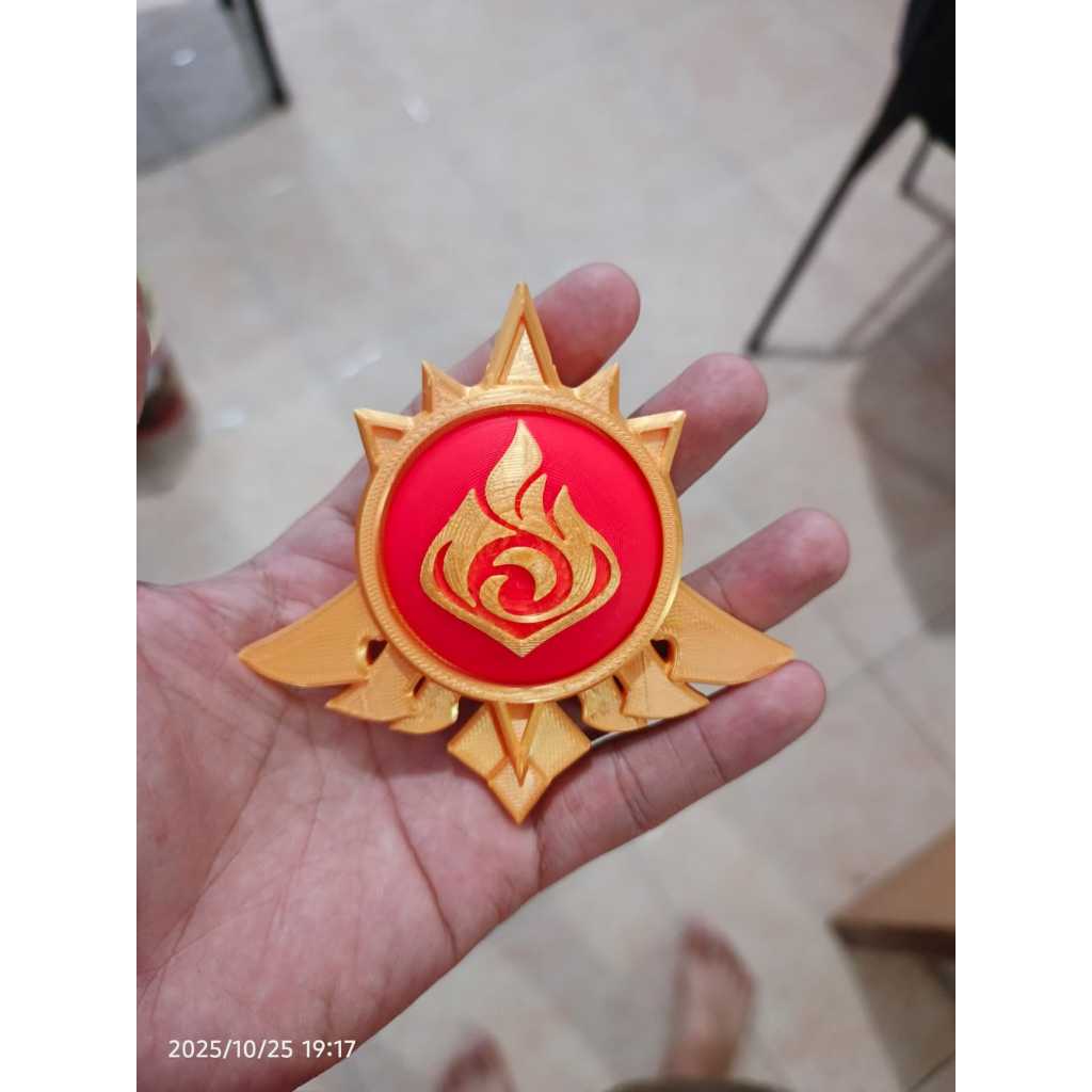 Keychain Vision Pyro Mondstadt Cosplay/ (Bennett, Amber, Diluc, Klee ...