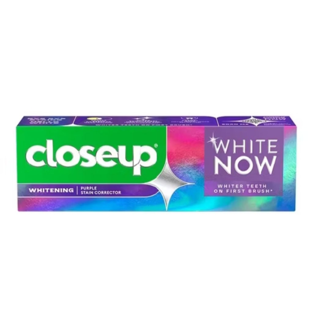 Close Up White Now purple 95 grams - whitening toothpaste | Shopee ...