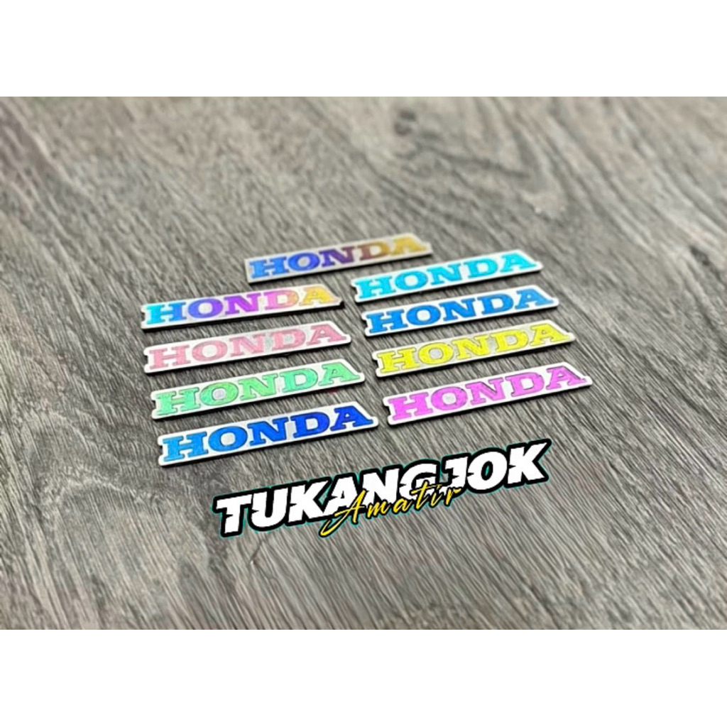 Original Honda Titanium GR5 Writing Emblem, Latest Small Titanium Honda ...