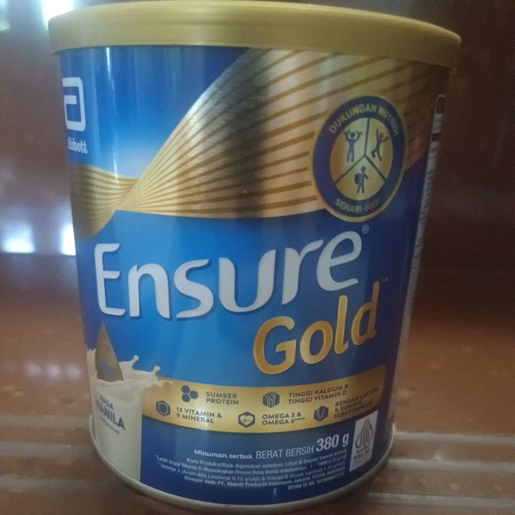 USED ENSURE GOLD MILK CAN 380g VANILLA | Shopee Philippines