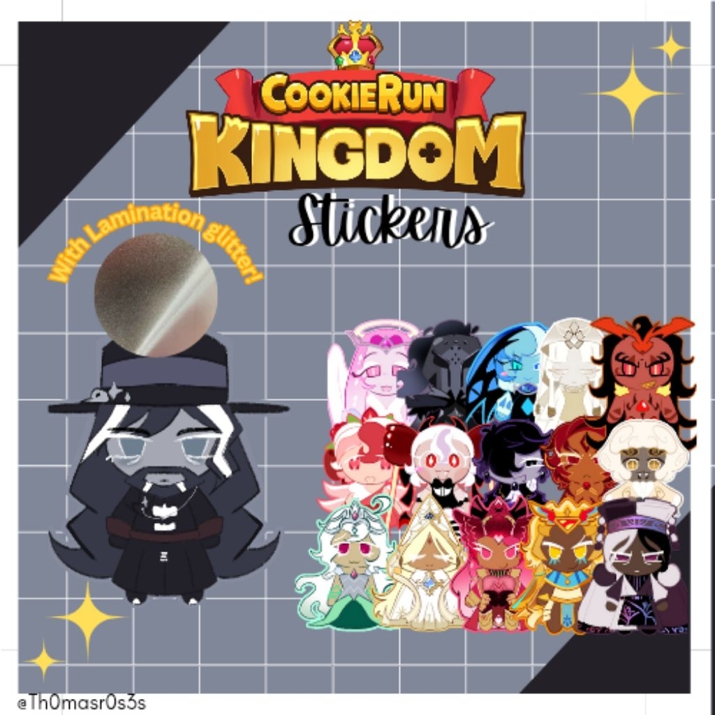 [OPEN] || AVAILABLE ] Cookie run kingdom stickers with lamination ...