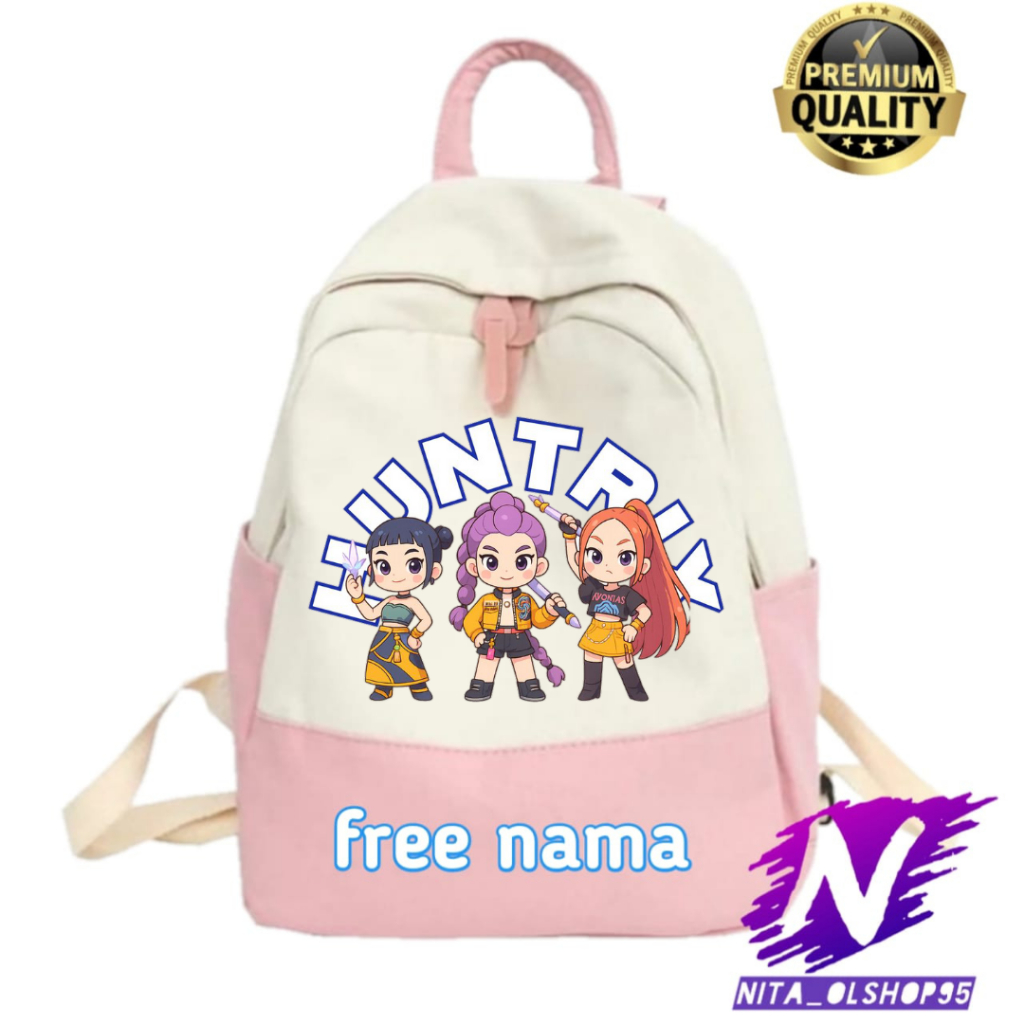 Huntrix Kpop Waterproof Comfortable Kids Backpack School Bag for Kids ...