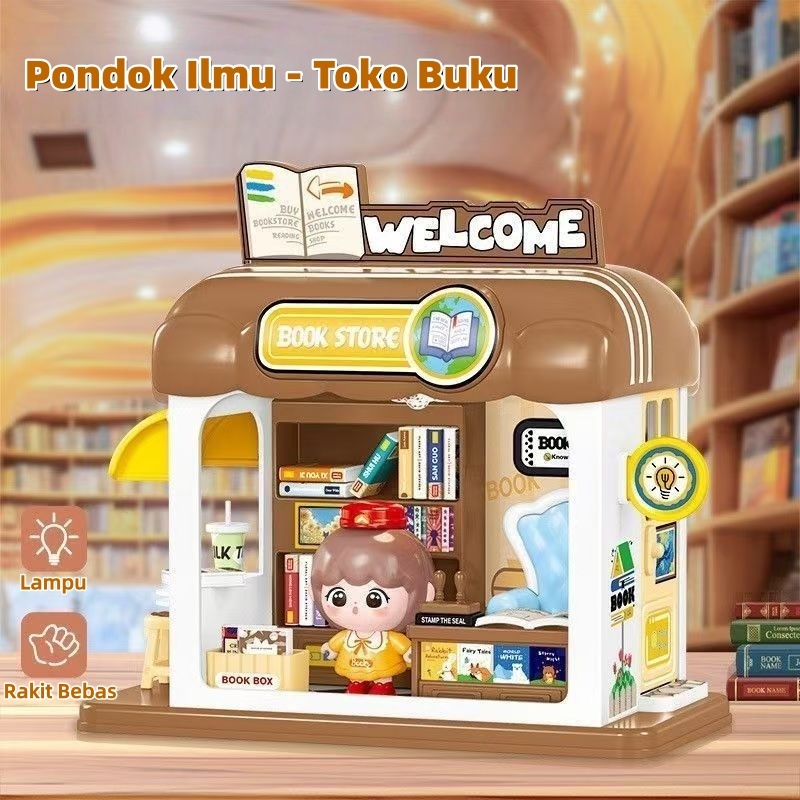 DIY Mini City House Building Blocks with Lights - Street View ...