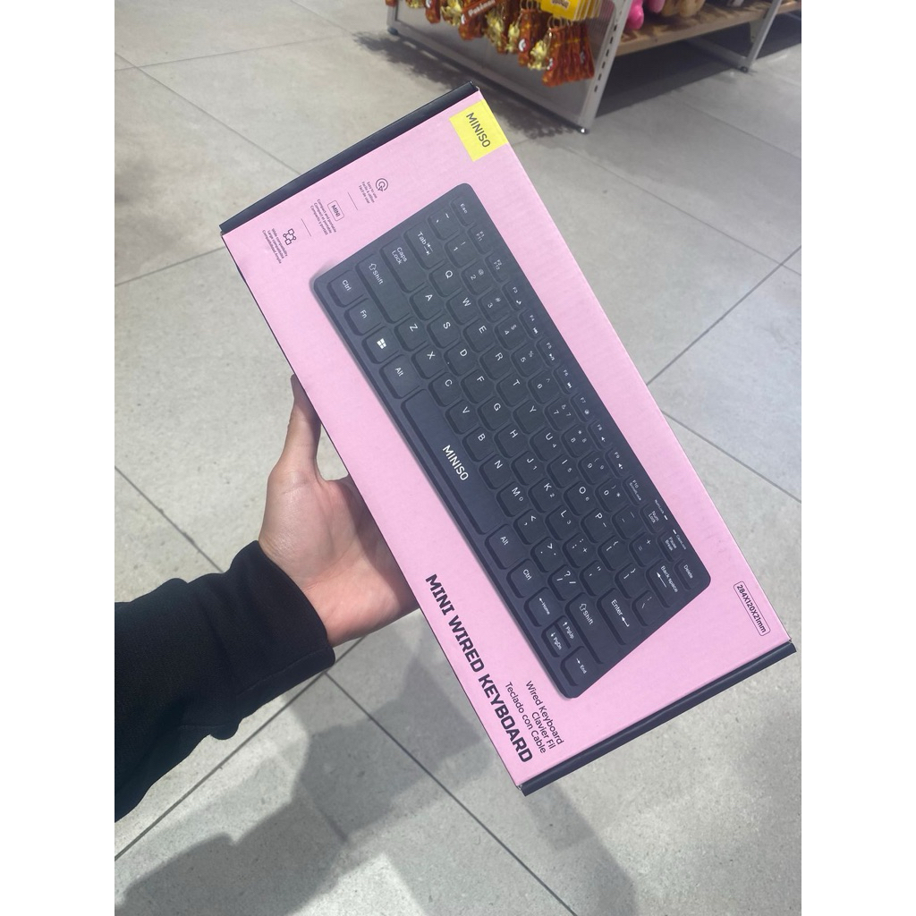 miniso - Mini Wired Keyboard for Laptop Model (Black) | Shopee Philippines