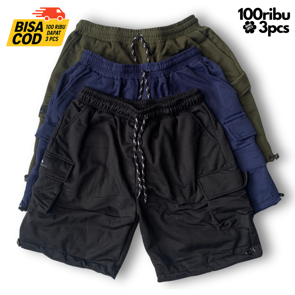 THICK FLEECE CARGO SHORTS ECONOMIC PACKAGE 3 PCS 100 THOUSAND SKENA ...