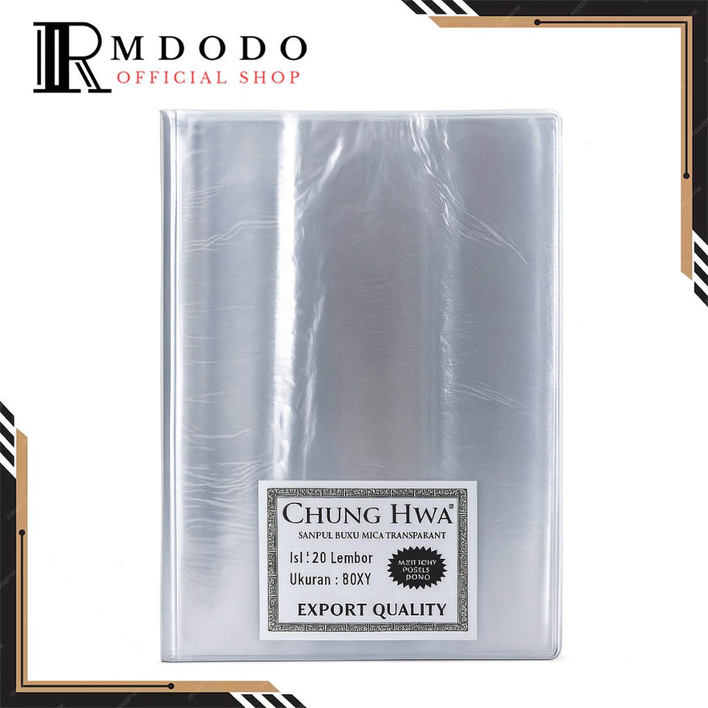 Rmdodo - Transparent Boxy Mica Notebook Cover [1 Pack - 20 Sheets ...