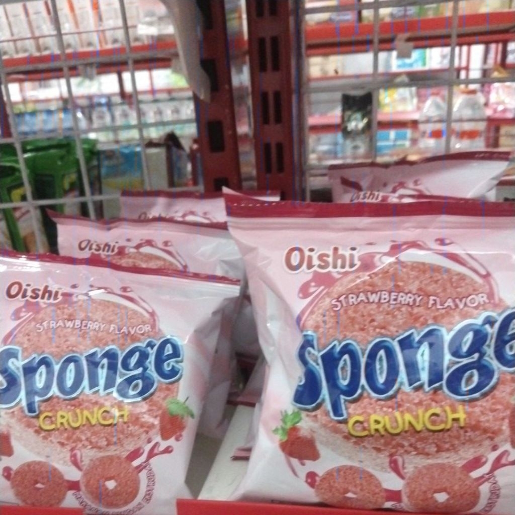 Oishi Sponge Crunch Strawberry 22 Gr | Shopee Philippines