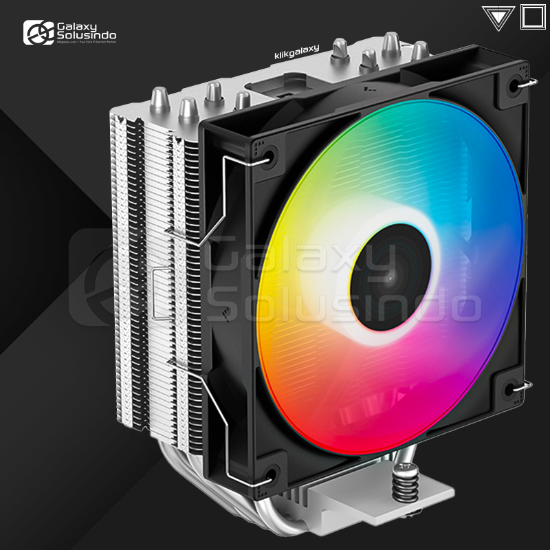 DeepCool AG400 Black LED Fixed RGB CPU Cooler | Shopee Philippines