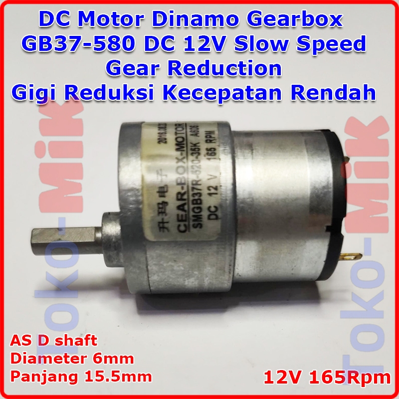 DC Motor Gear Box Gearbox Speed Reduction 520 RS-520 GB37-520 DC 12V 3V ...