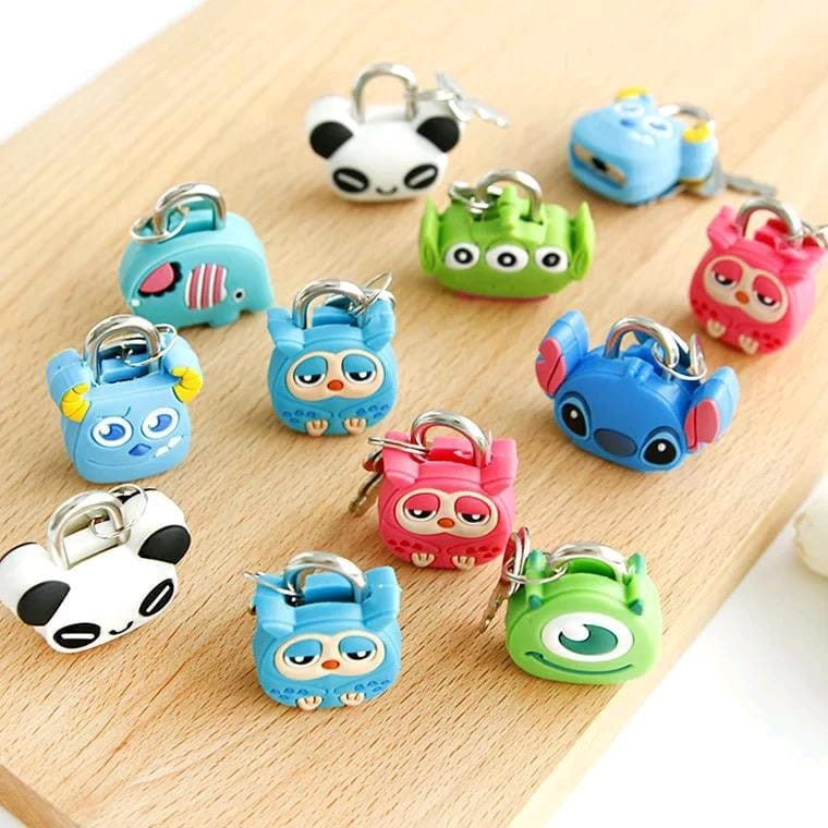 Kuromi Cinnamorol Character Mini Suitcase Padlock Small Padlock/ Cute ...
