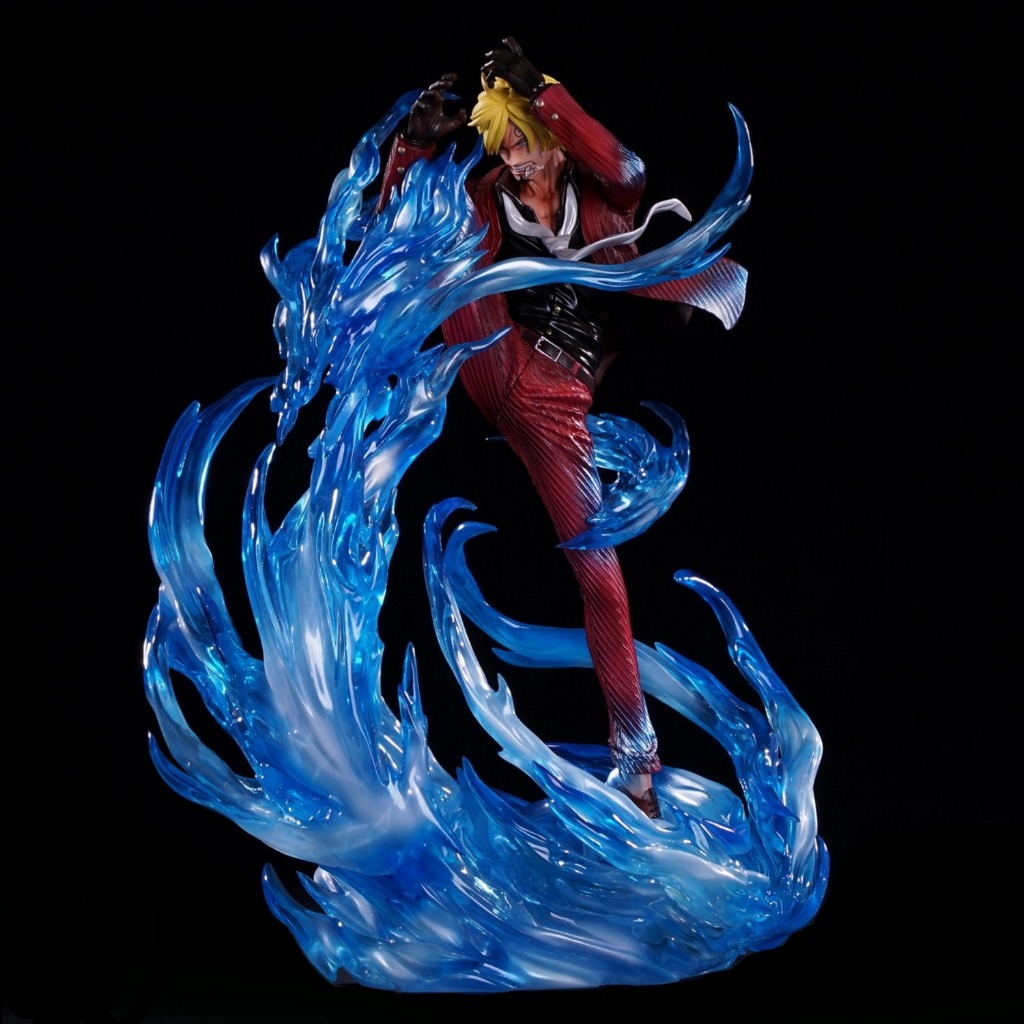 Action Figure One Piece Vinsmoke Sanji Ifrit Jambe By Jacquedo Studio ...