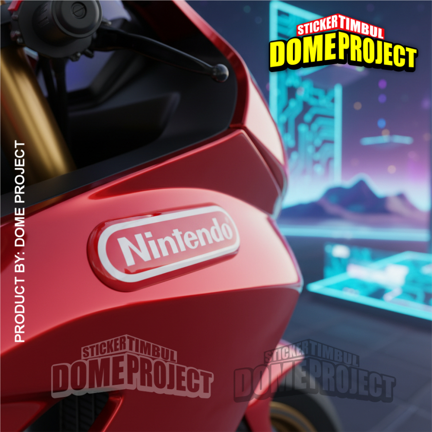 NINTENDO RAISED STICKER FLEXIBLE WATERPROOF EMBLEM | Shopee Philippines