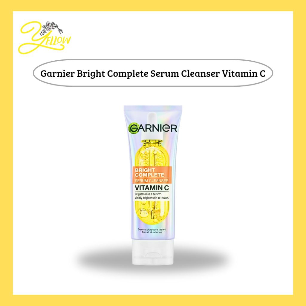 Garnier Bright Complete Serum Cleanser Vitamin C 100ml | Shopee Philippines